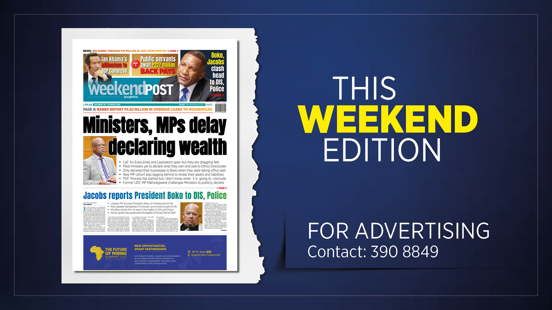 08 MARCH 2025 PUBLICATION - Weekend Post